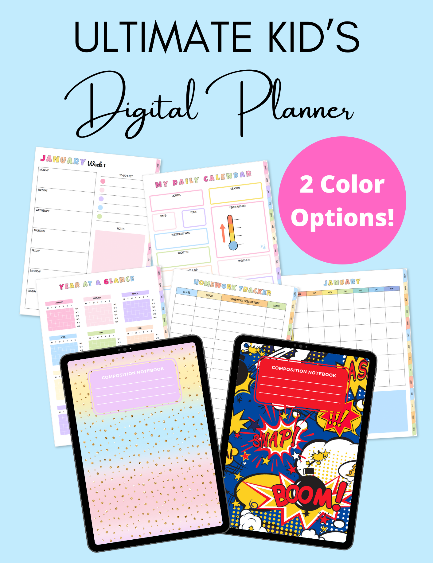 The Ultimate Kid's Digital Planner – Paper & Pearl
