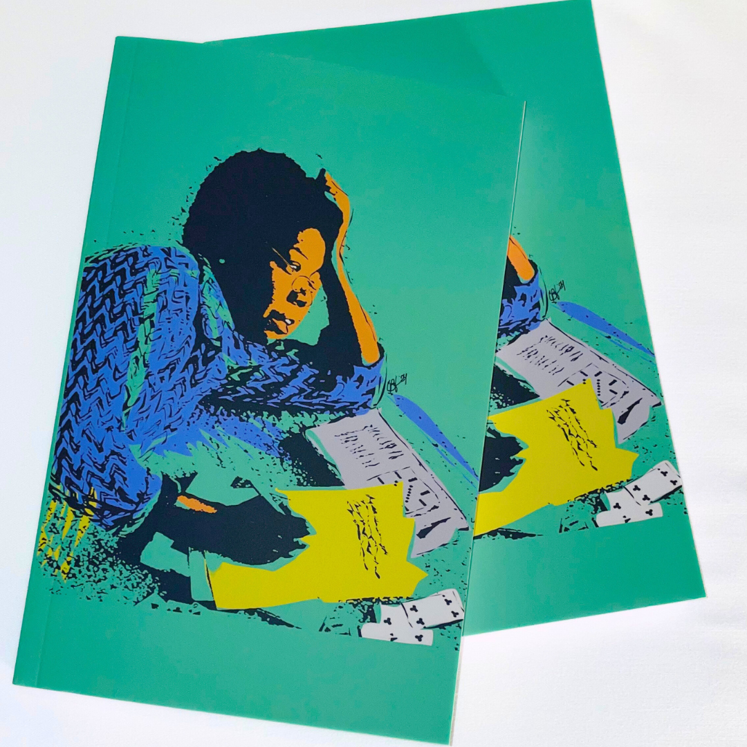 Maya Angelou Green Notebook – Paper & Pearl