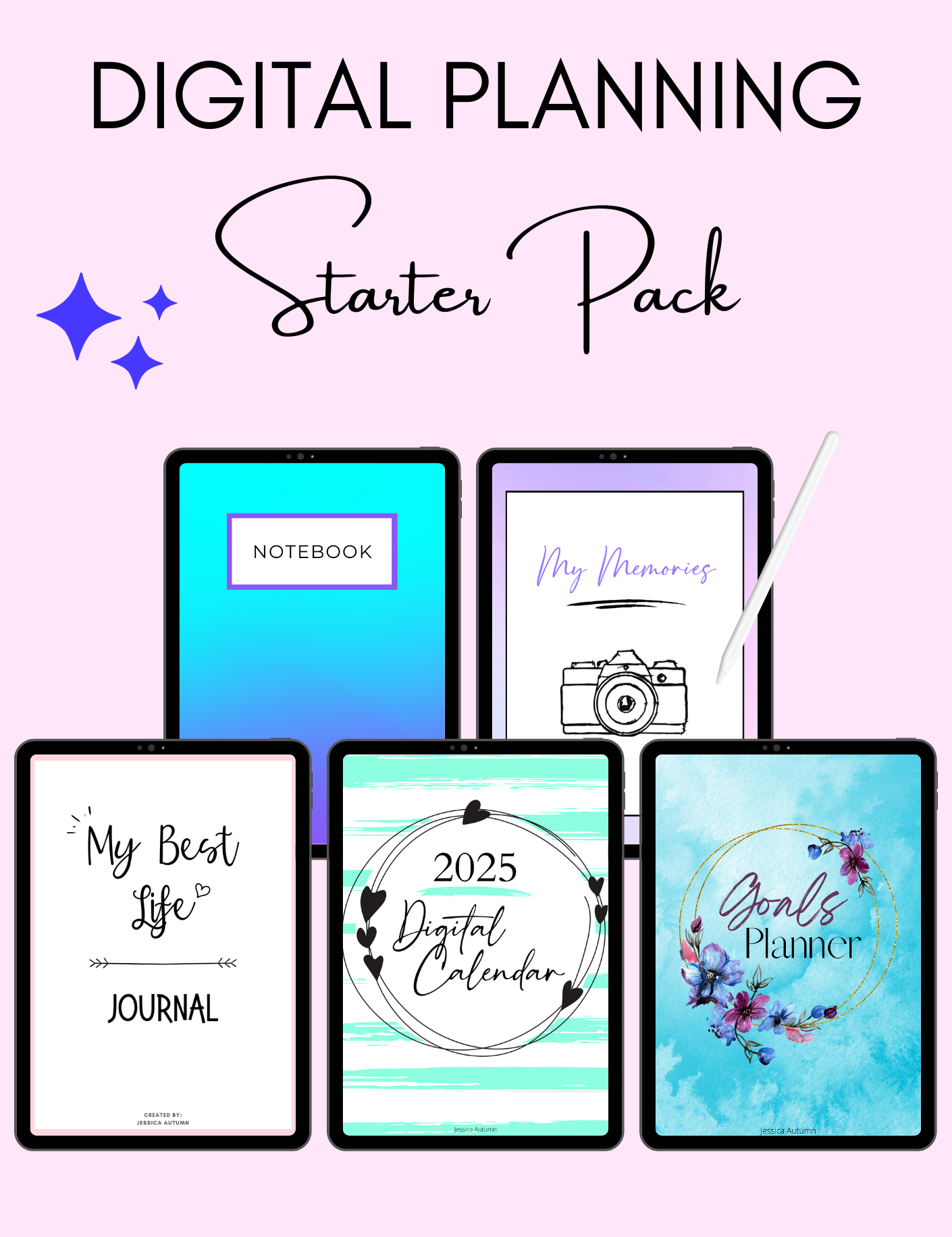 Digital Planning Starter Pack – Paper & Pearl