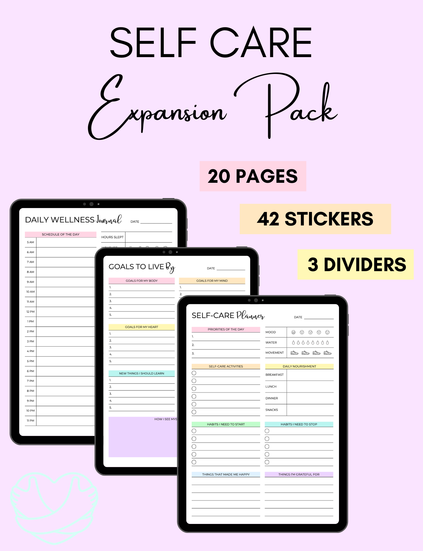 Self-Care Expansion Pack – Paper & Pearl